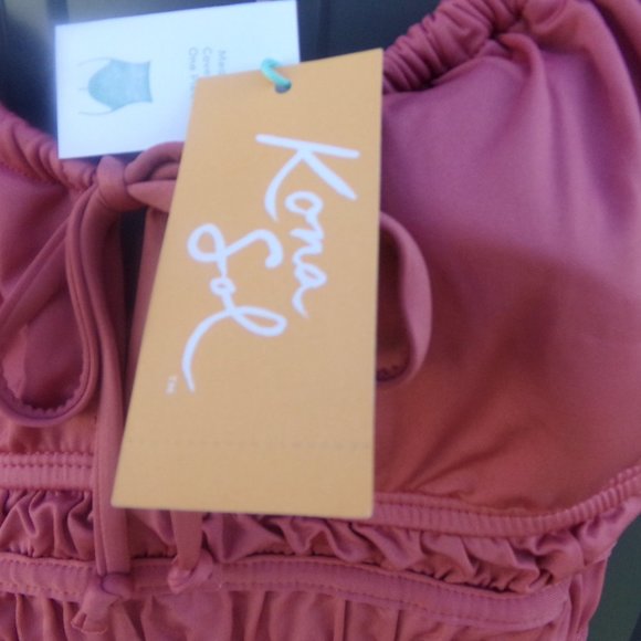 Kona Sol | Swim | Kona Sol Mauvewood One Piece Swimsuit | Poshmark
